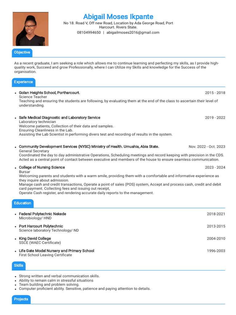 Abi CV....1 | PDF | Point Of Sale | Cash