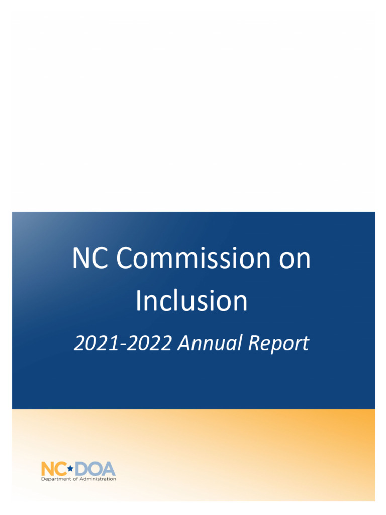 NC COI Report 2021-2022 Final-1 | PDF | Employee Retention | Employment
