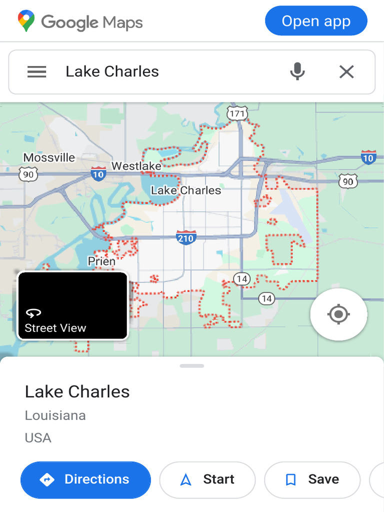 Lake Charles Street View Guide | PDF