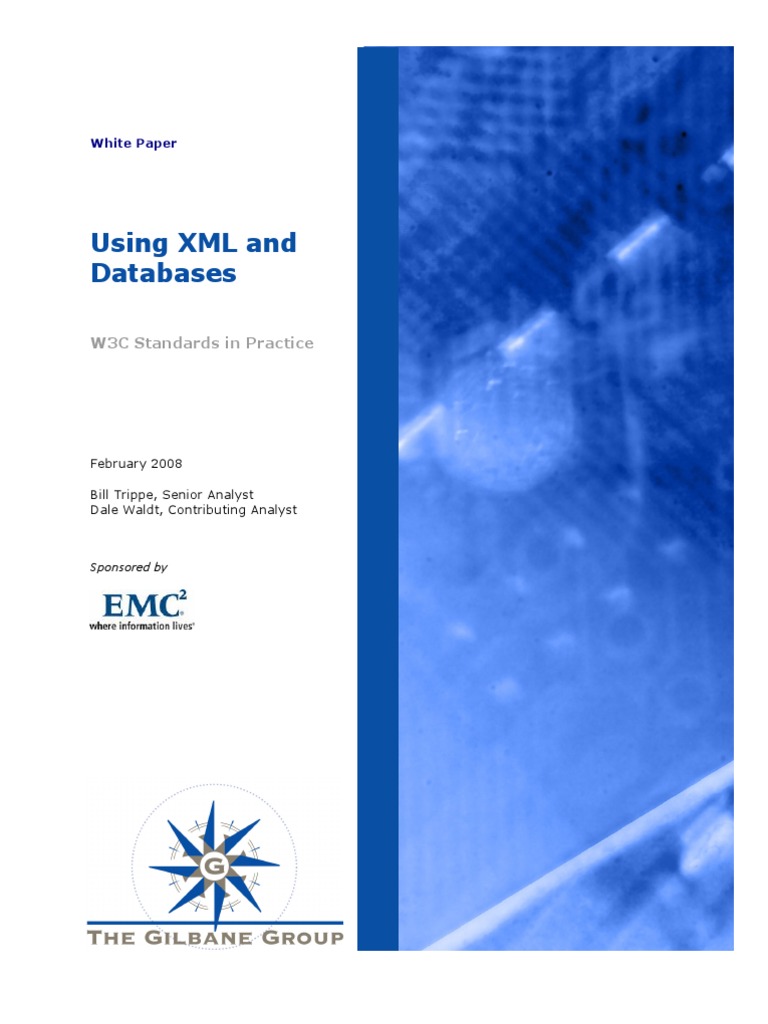 Using XML and Databases: W3C Standards in Practice | PDF | Xml Schema | Xml