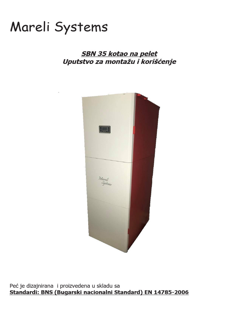 Kotao Na Pelet Mareli SBN 35 | PDF