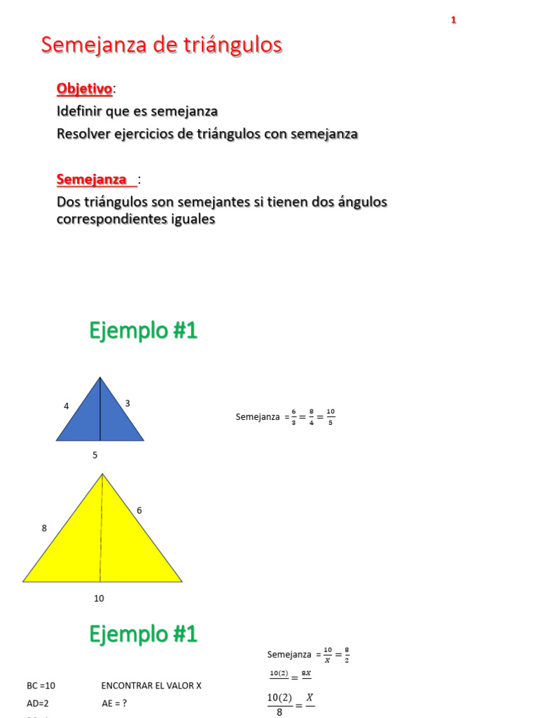 Semejanza 11bch | PDF