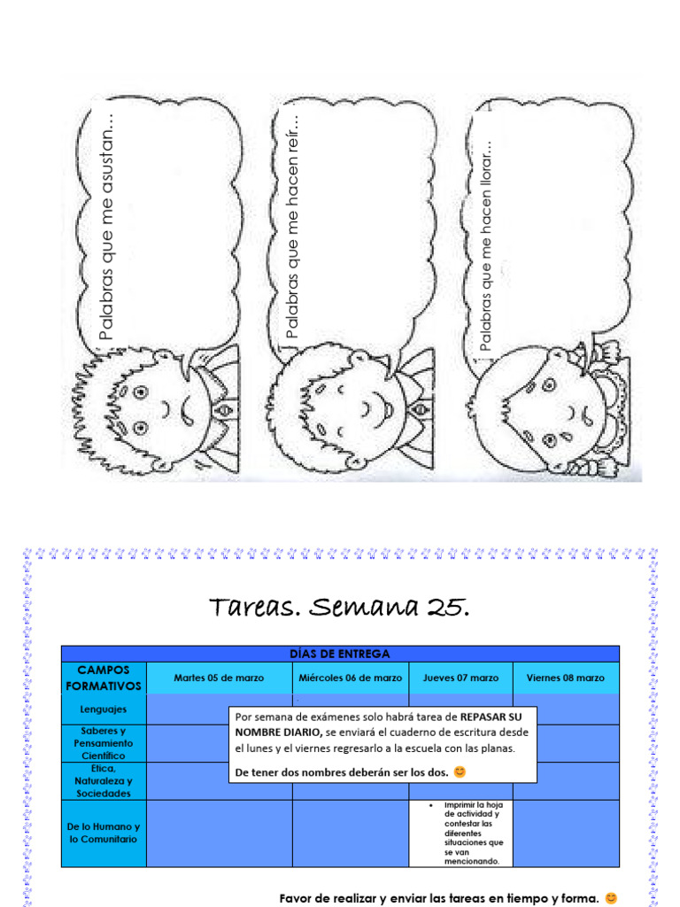 Tareas Semana 25 | PDF