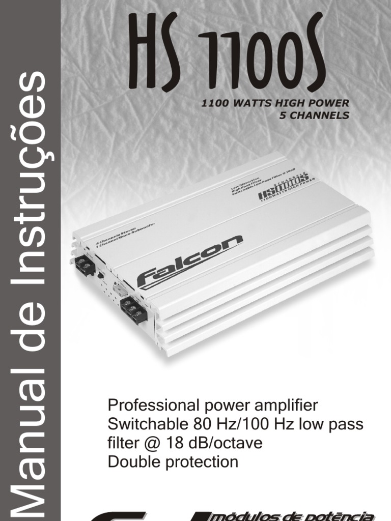 Manual - Módulo Falcon HS1100S | PDF | Casa e Jardim