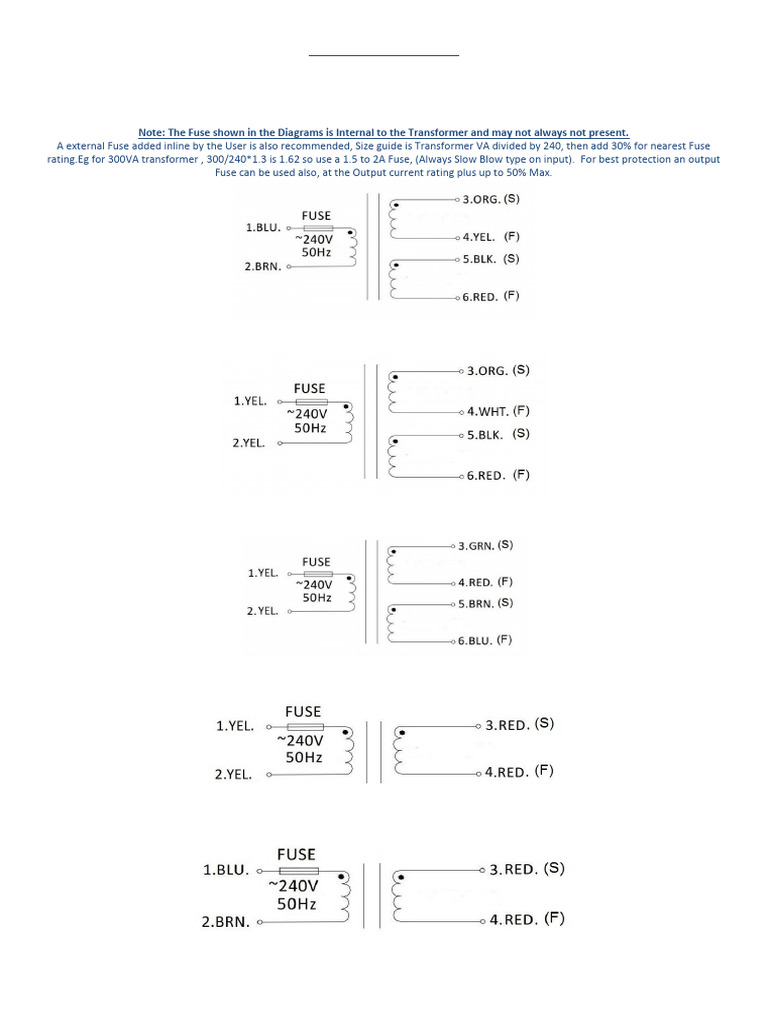 Toroidal Wiring Diagram Manual Summary | PDF