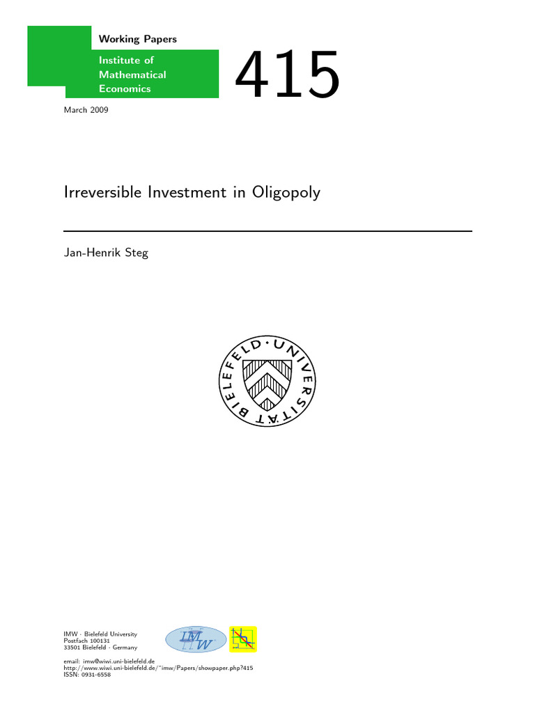 415 | PDF | Perfect Competition | Economic Equilibrium