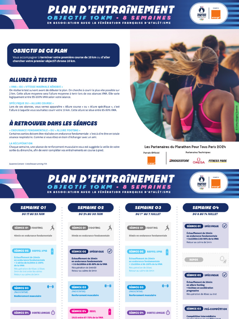 Paris2024-SPT-Plan-entrainement-10km-MPT-FR | PDF
