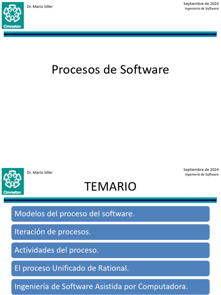 Modelos y Procesos de Software | PDF | Software | Ingeniería de software