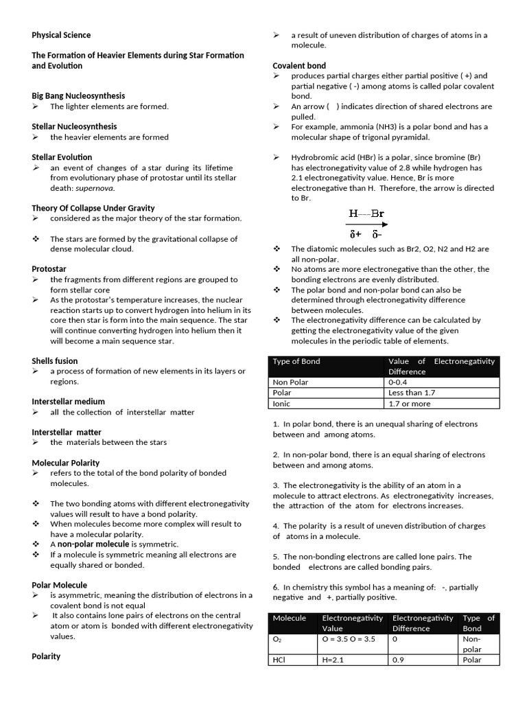 Physical-Science | PDF | Chemical Polarity | Intermolecular Force