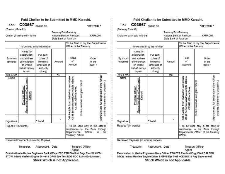 NBP Challan | PDF | Banking