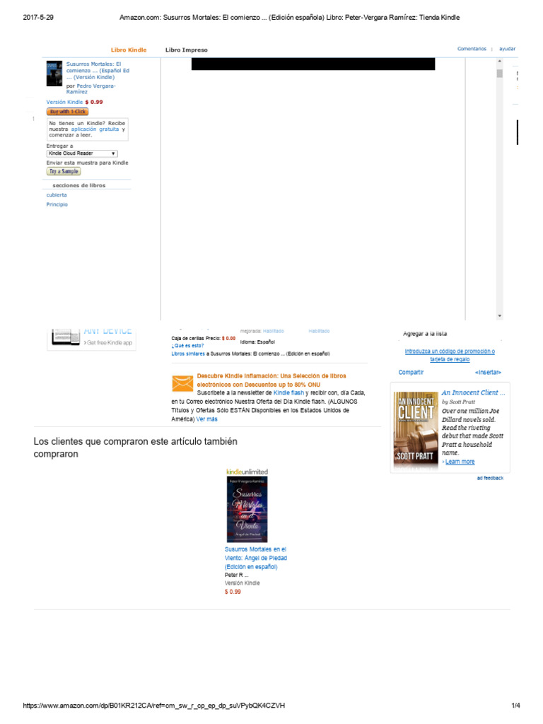 Amazon.com_ Susurros Mortales_ El comienzo .. | PDF | Amazon Kindle | Suspense (Género)