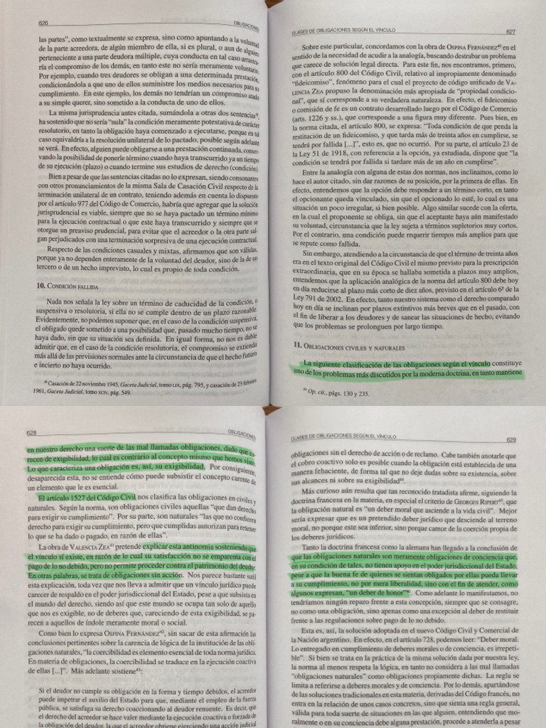 #1 OBLIGACIONES CIVILES Y NATURALES - Álvaro Mendoza Ramírez | PDF