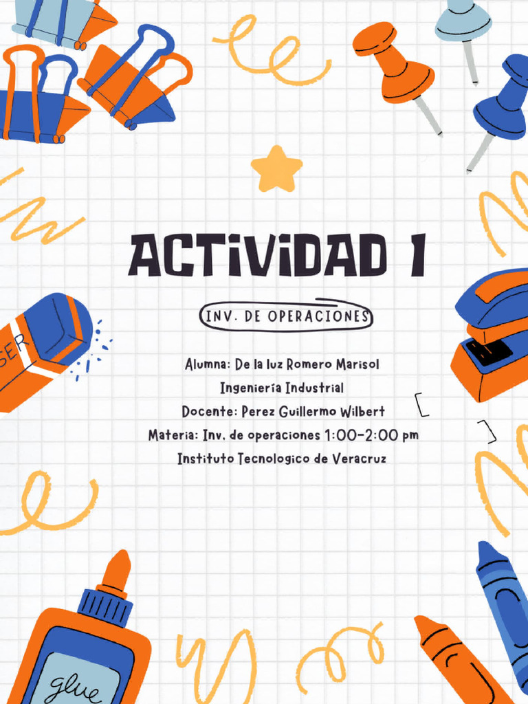 Acticidad 1 Inv. de operaciones | PDF