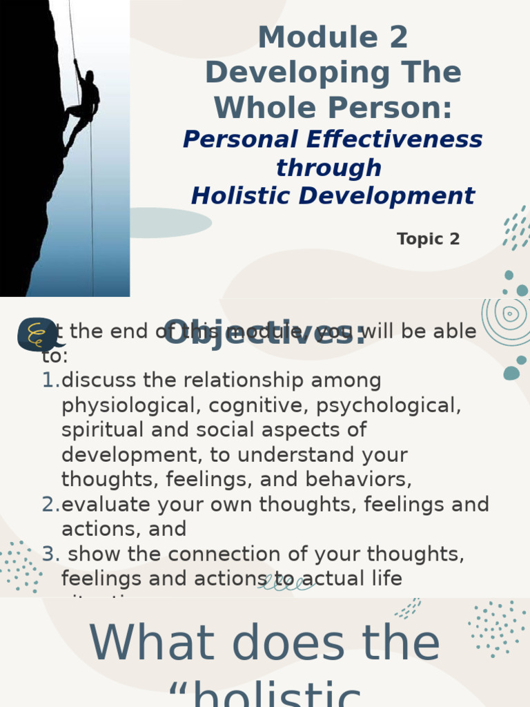 Perdev Topic2 Quarter3 Week2 | PDF | Thought | Self