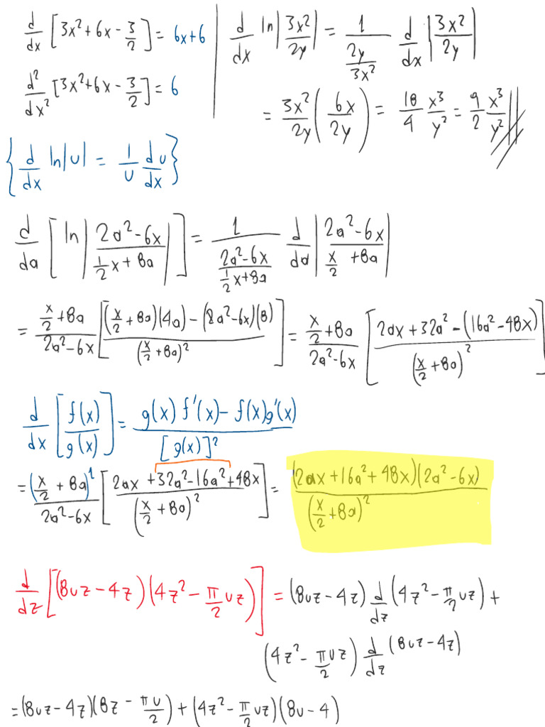 Repaso Derivadas e Integrales | PDF