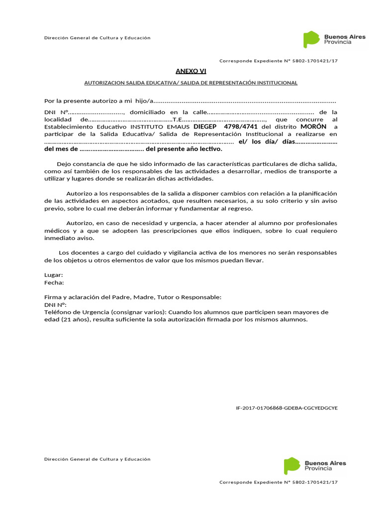 Anexo VI y VII | PDF