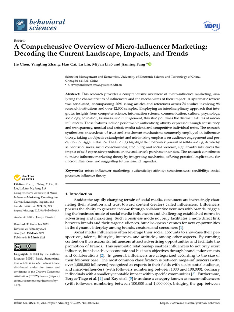 A Comprehensive Overview of Micro-Influencer Marketing Decoding The ...