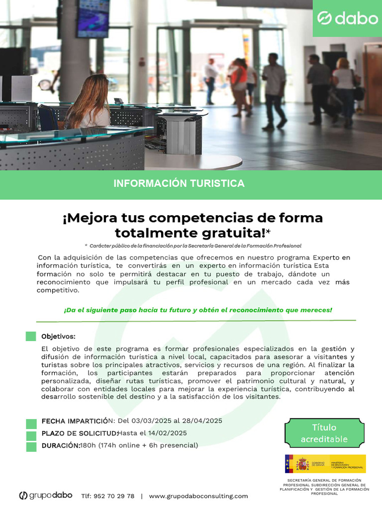 Curso Gratuito de Experto en Información Turística | PDF | Educación ...