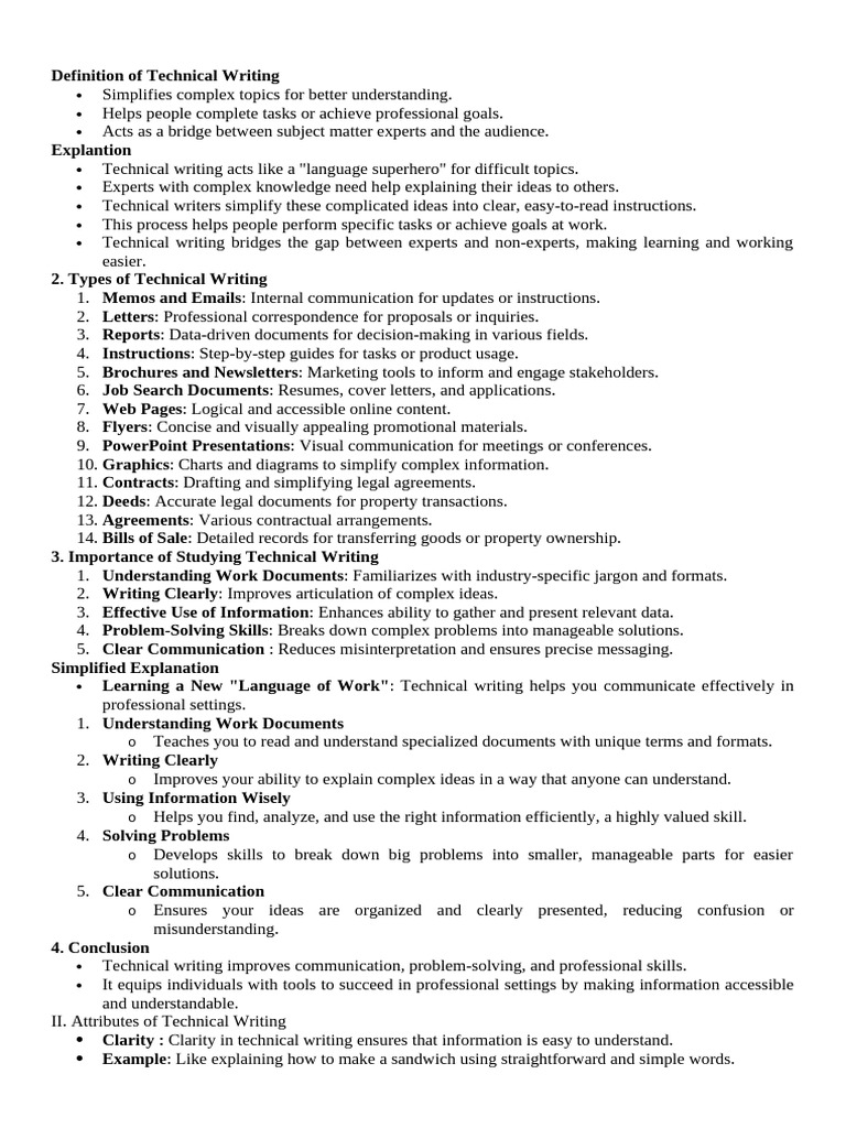 Understanding Technical Writing Essentials | PDF | Communication | Expert