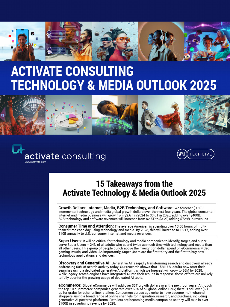 ACTIVATE - Technology and Media Outlook 2025_CAIG | PDF | Online ...