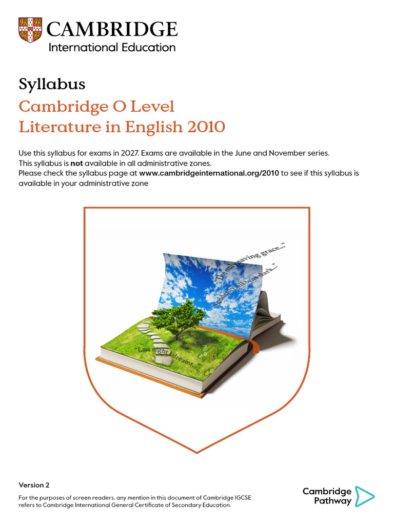 2027 Syllabus | PDF | Educational Assessment
