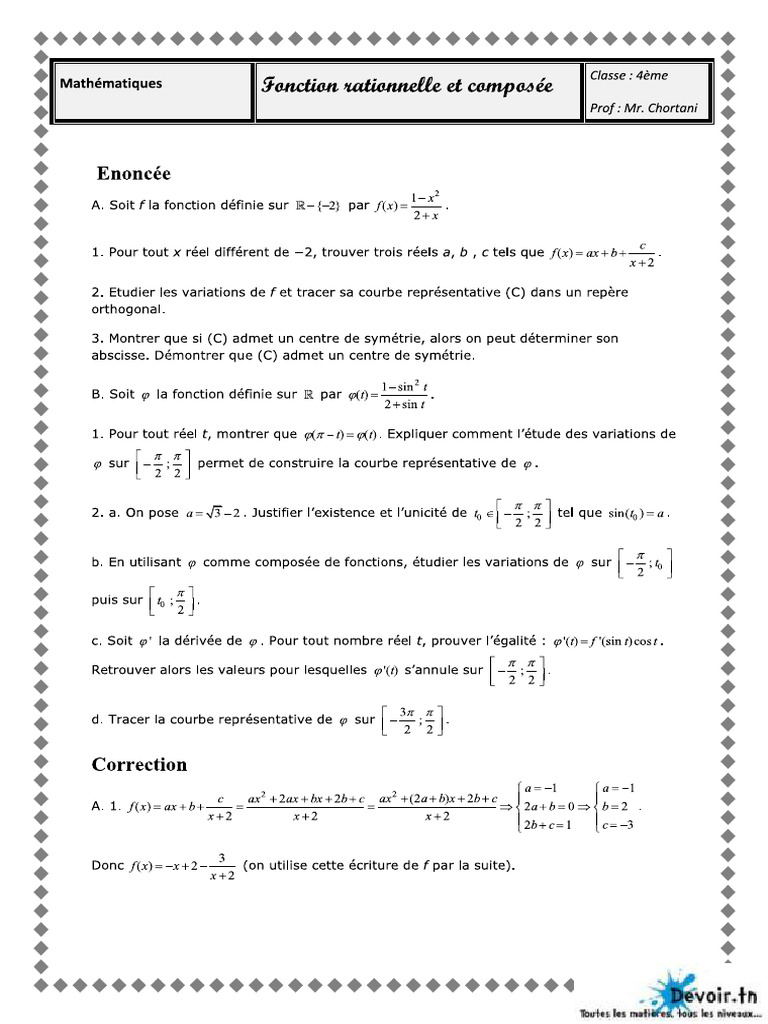 Fonction Composée | PDF