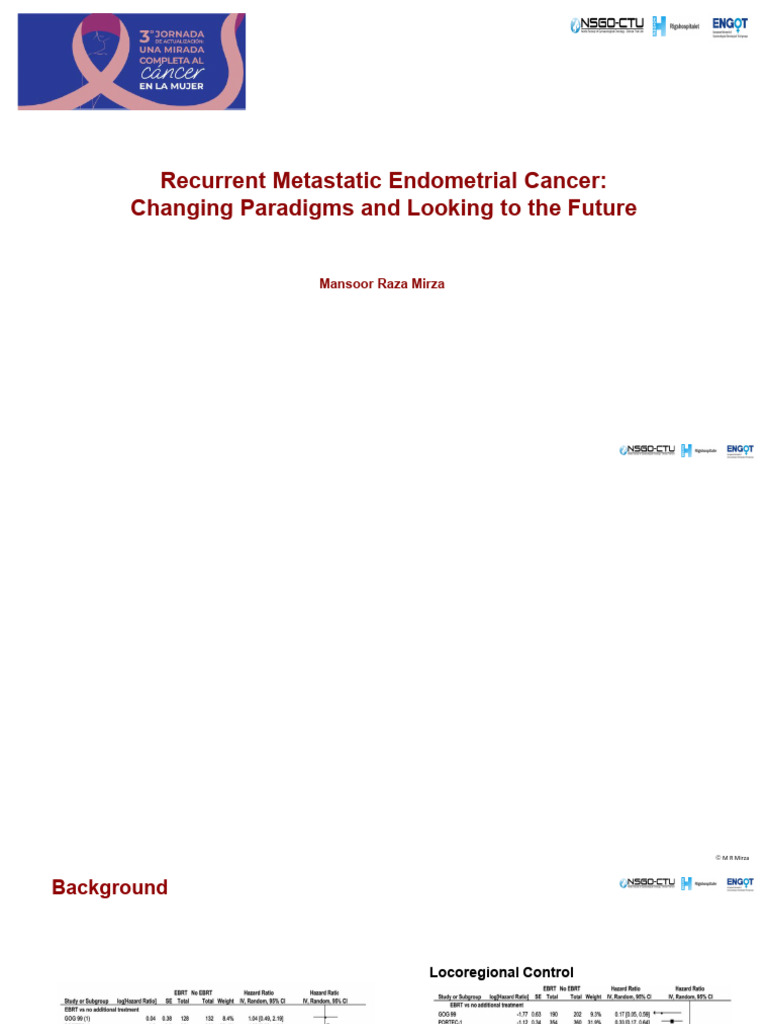 Recurrent Metastatic Endometrial Cancer - Mansoor Mirza | PDF ...