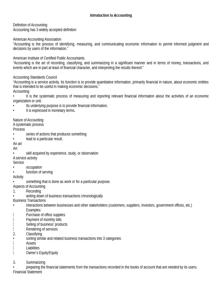 Fundamentals of Accounting Explained | PDF | Equity (Finance) | Expense