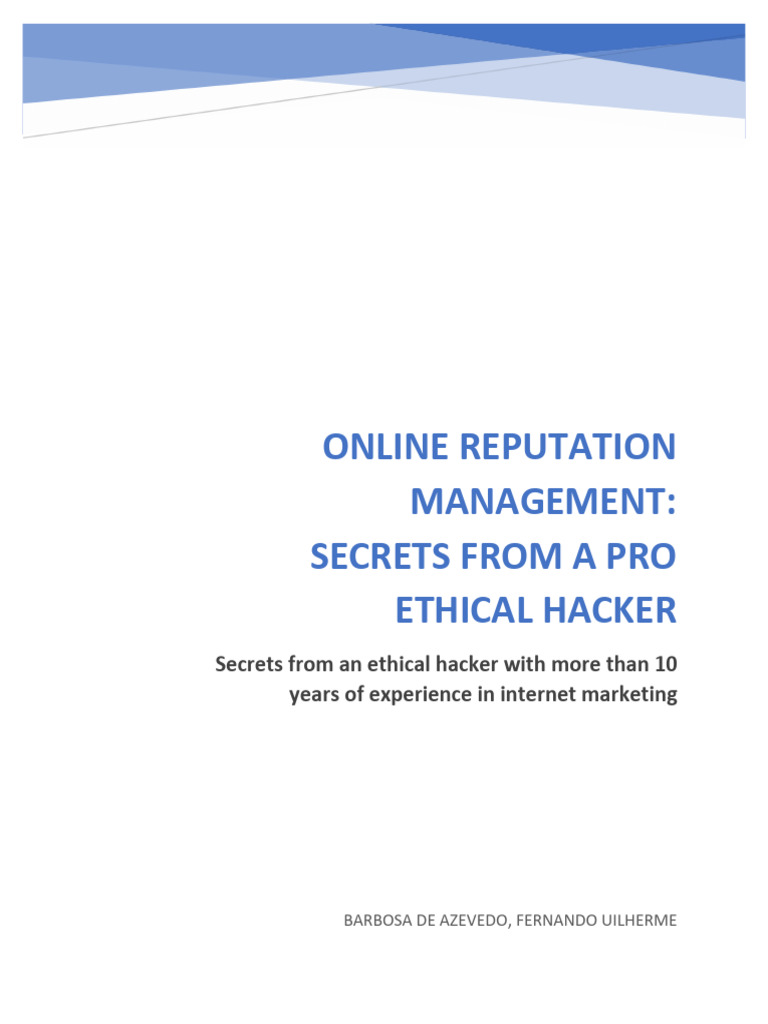 Online Reputation Management Insights | PDF | Search Engine ...