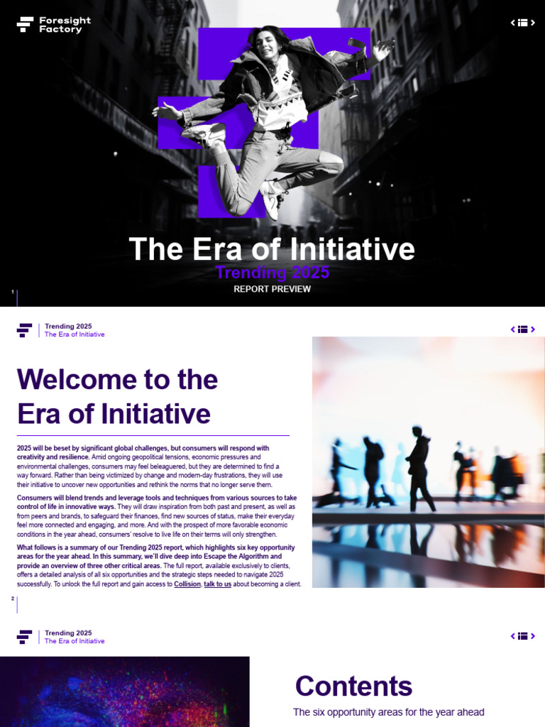 FORESIGHT FACTORY - Trending 2025 - CAIG | PDF