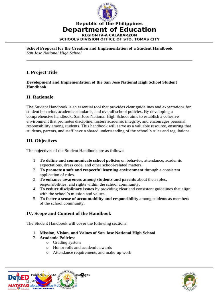 Proposal- Handbook | PDF | Policy | Disciplines