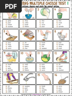 Cooking Verbs Esl Vocabulary Matching Exercise Worksheet | PDF | Food ...