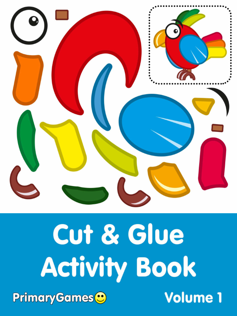 Cut and Glue Activity Pages Ebook 01 | PDF