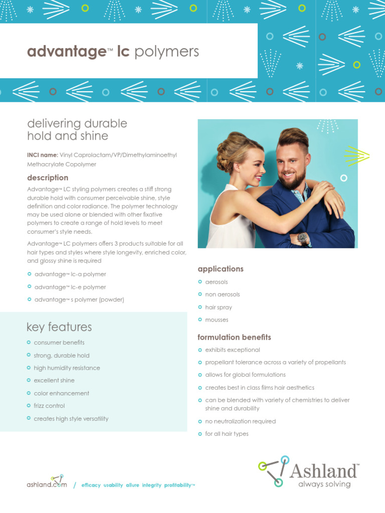 Advantage LC Polymers - Sell Sheet | PDF | Materials | Chemical Substances