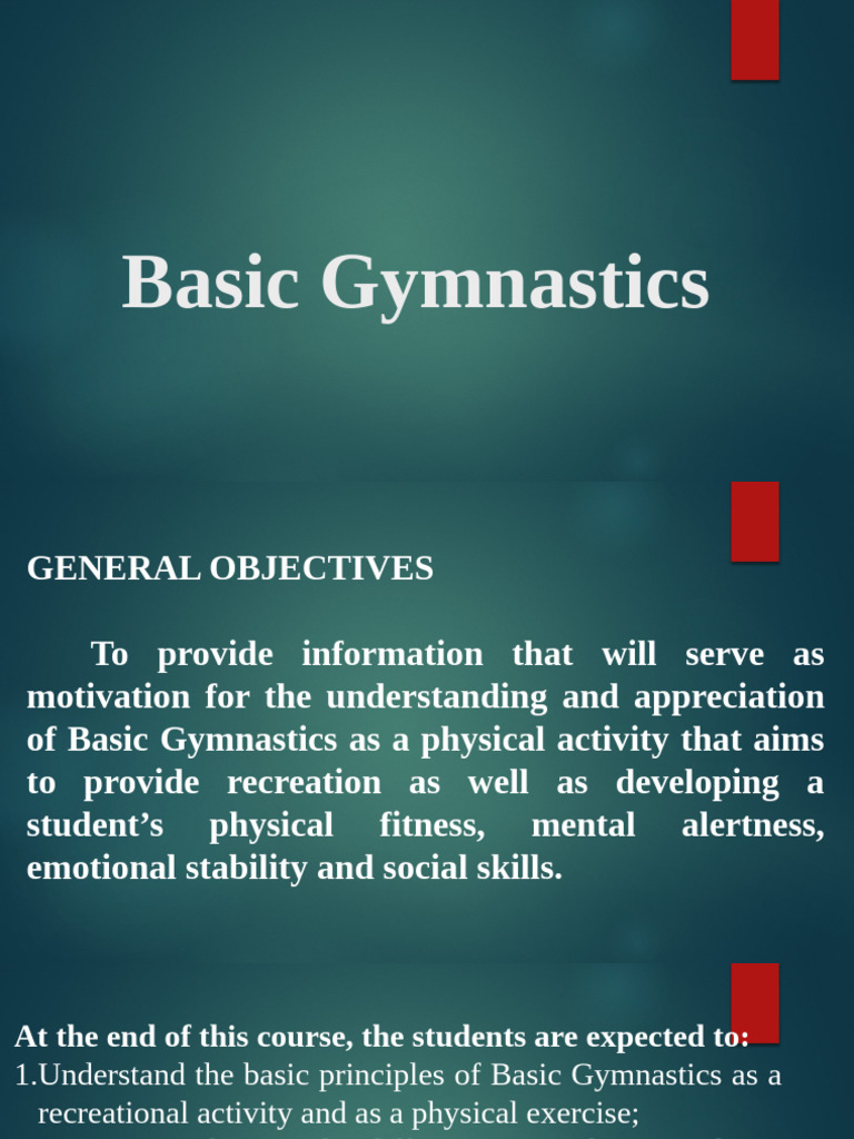 Basic Gymnastics PE 11 | PDF | Gymnastics