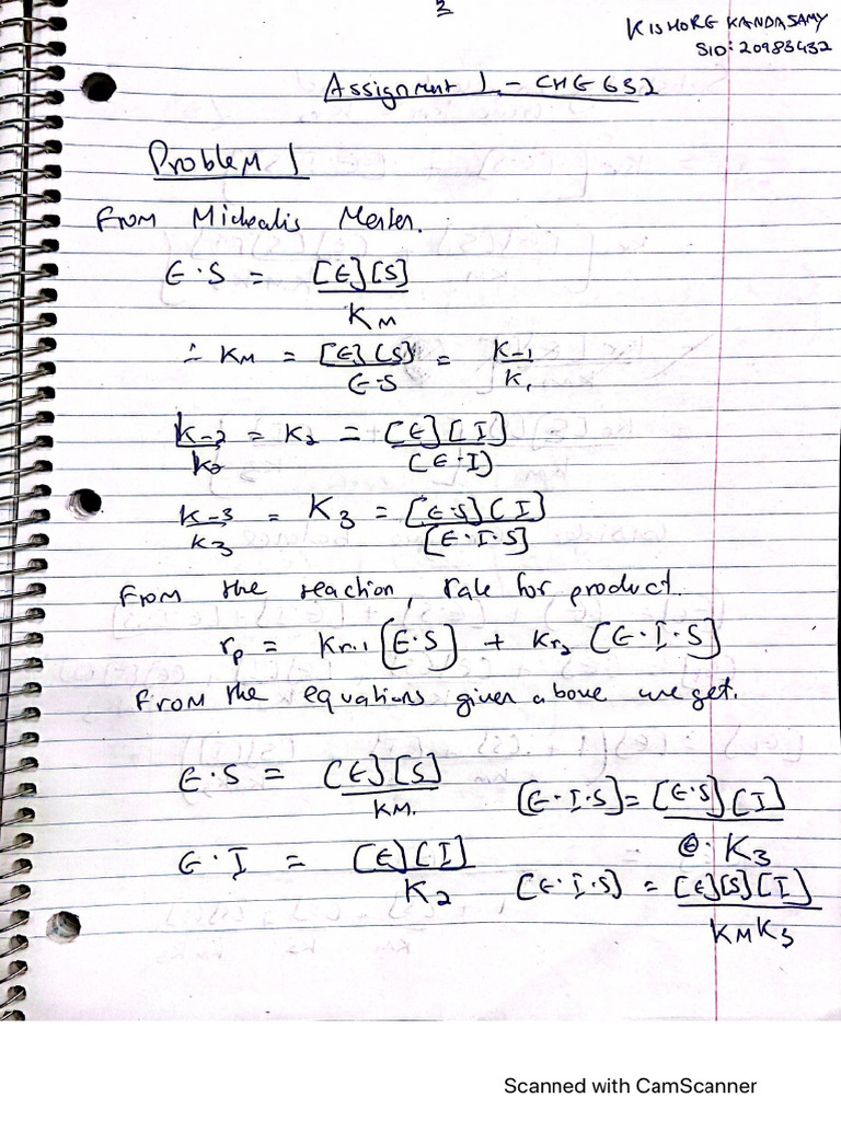 Assignment1 Soln Kishore PDF | PDF
