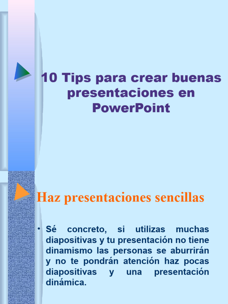 Tips para Presentaciones Efectivas en PowerPoint | PDF