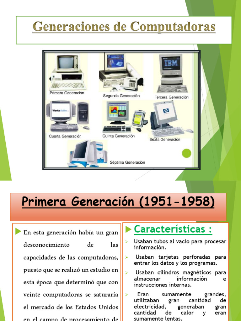 Evolución de las Computadoras (1951-1990) | PDF | Circuito integrado ...