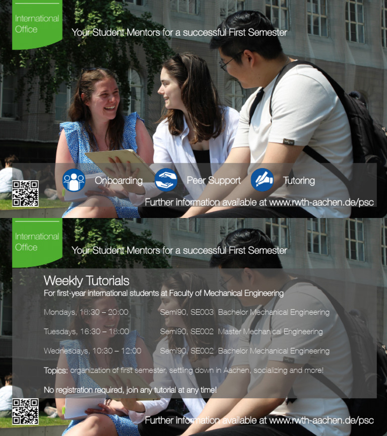 WiSe 2024-25_Peer Success Coaching (1) | PDF