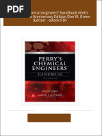 PERRY'S CHEMICAL ENGINEERS' HANDBOOK. 9th Edition Marylee Z. Southard ...