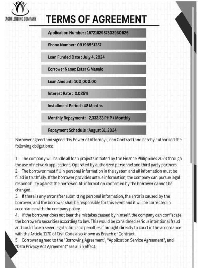 AGreement Docx2 | PDF