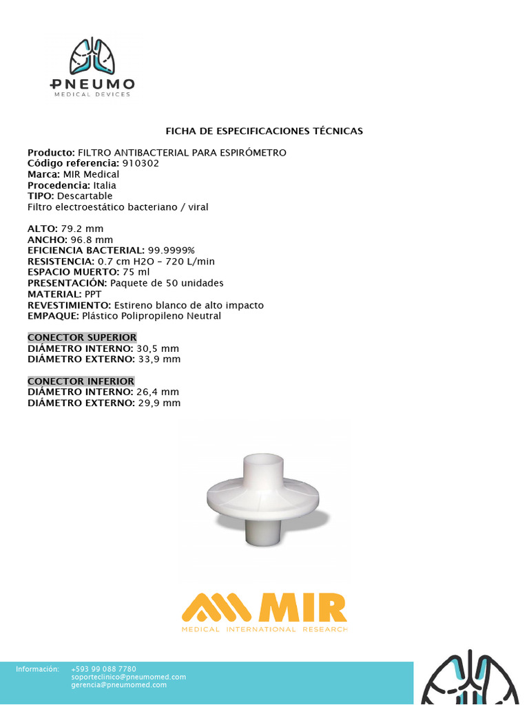 Ficha Tecnica Filt Romi r | PDF