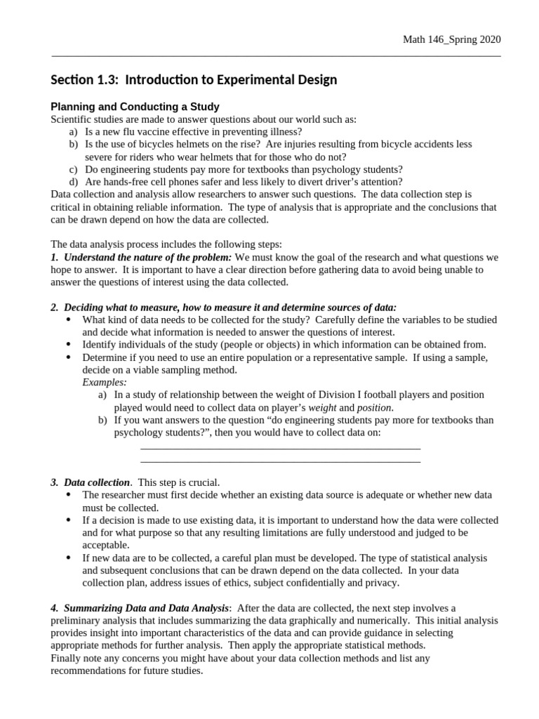 Introduction to Experimental Design | PDF | Clinical Trial | Experiment