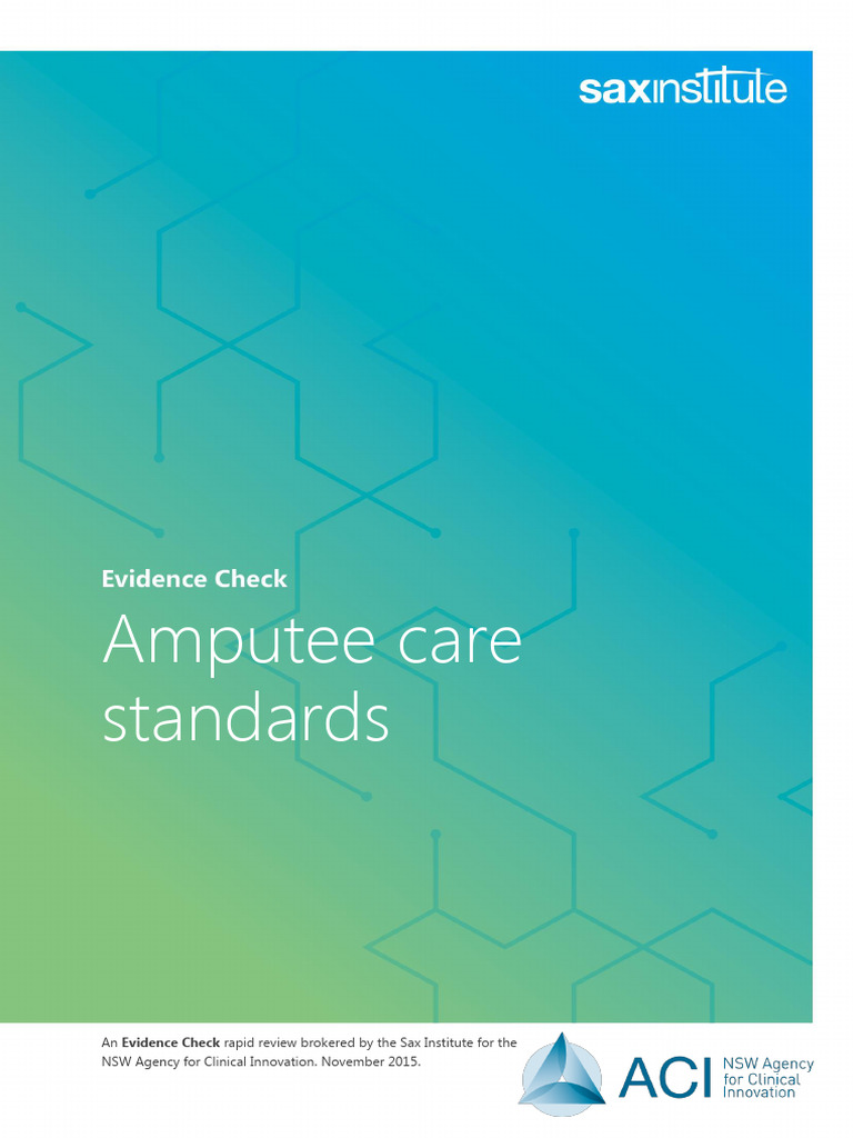 Amputee-care-standards | PDF | Amputation | Randomized Controlled Trial