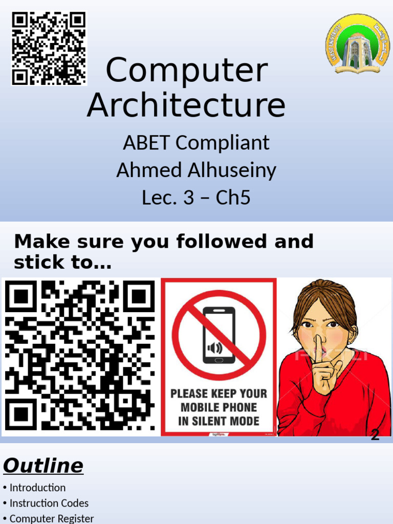 Computer Archtiecture Lec 3 | PDF | Computer Architecture | Digital Electronics