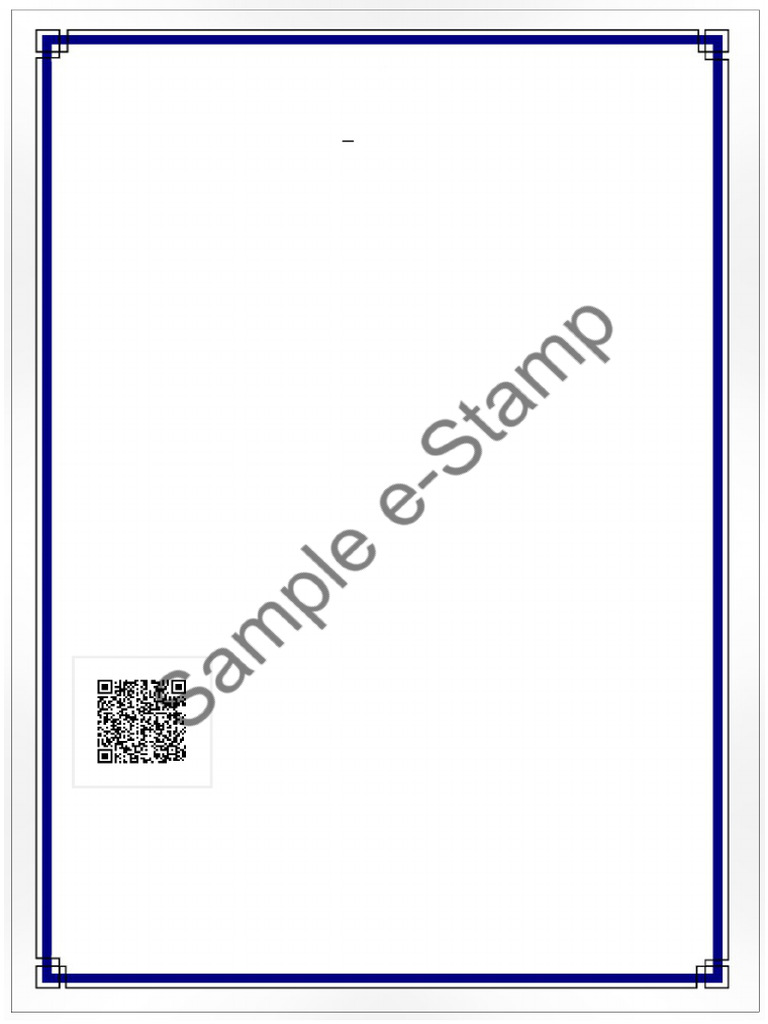 Estamp Sample Certificate | PDF