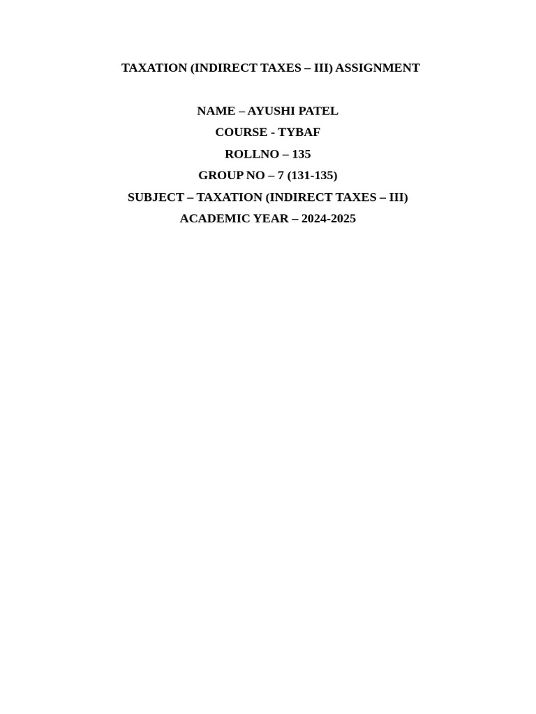 Taxation | PDF | Customs | Taxes