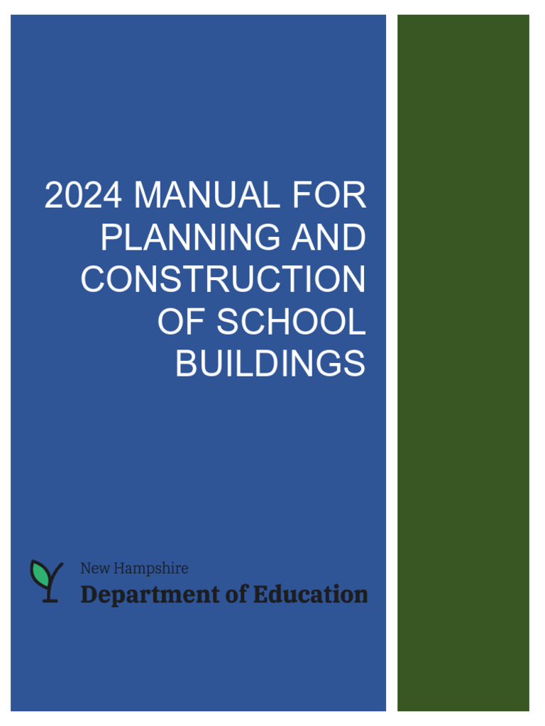 2024 School Building Planning Manual | PDF | Life Cycle Assessment ...
