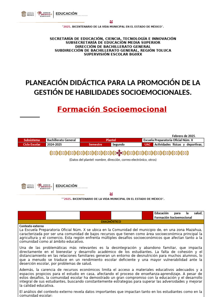 Estrategias Socioemocionales en Bachillerato | PDF | Las emociones ...