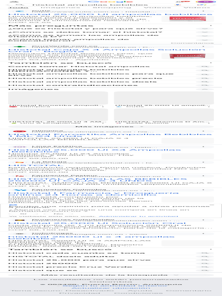 histotal ampollas bebibles - Buscar con Google | PDF